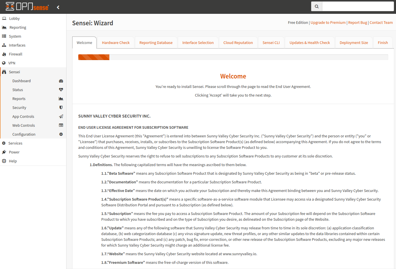 Initial Configuration Wizard – Zenarmor Help Center