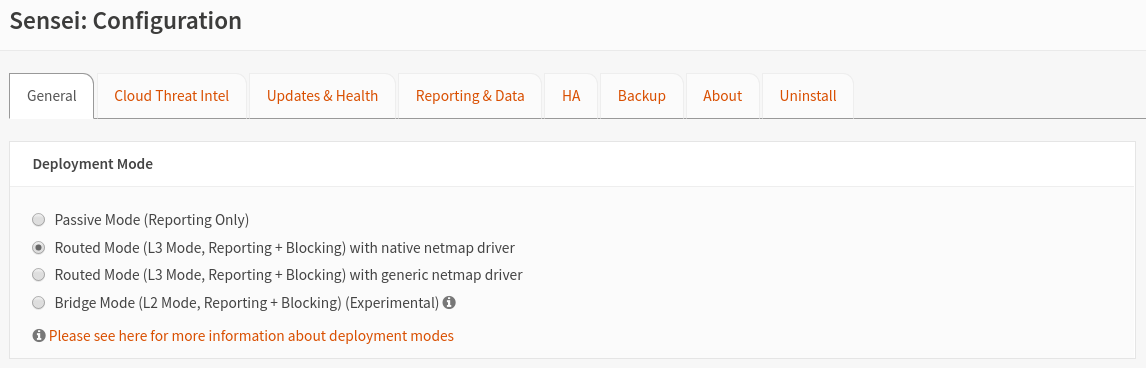 Deployment Modes – Zenarmor Help Center