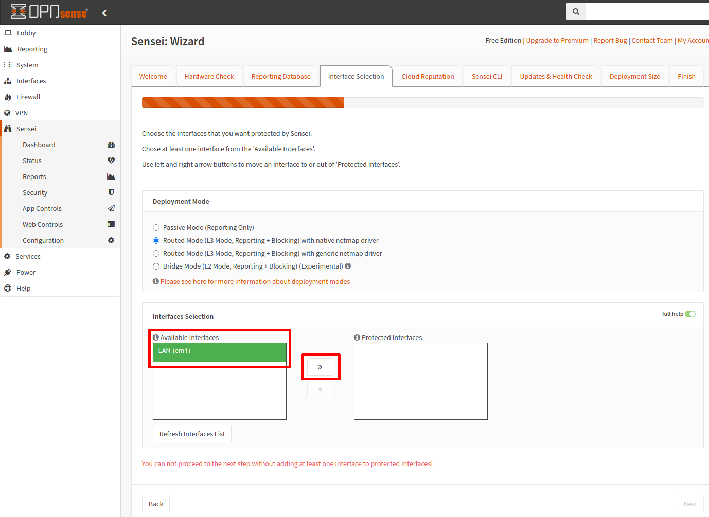 Initial Configuration Wizard – Zenarmor Help Center
